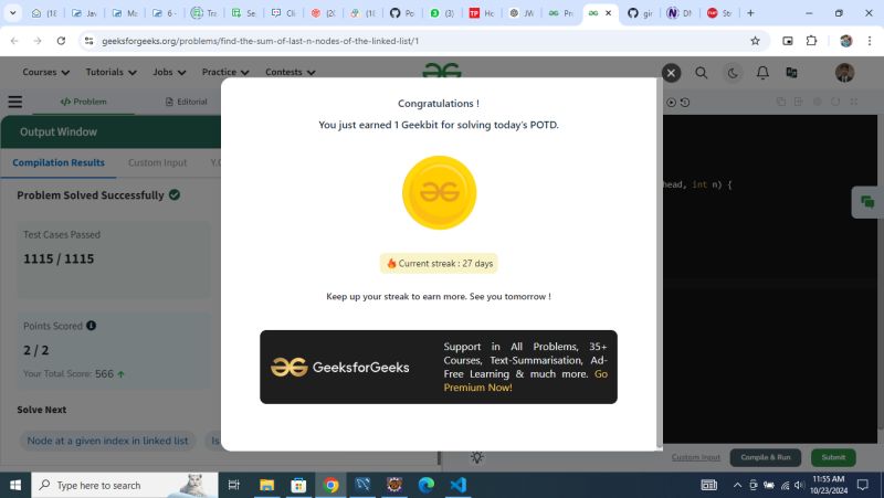 Teja Chidapana on LinkedIn: #days27 #dsa #code #coding #100daysofcoding ... Teja Chidapana on LinkedIn: #days27 #dsa #code #coding #100daysofcoding ...