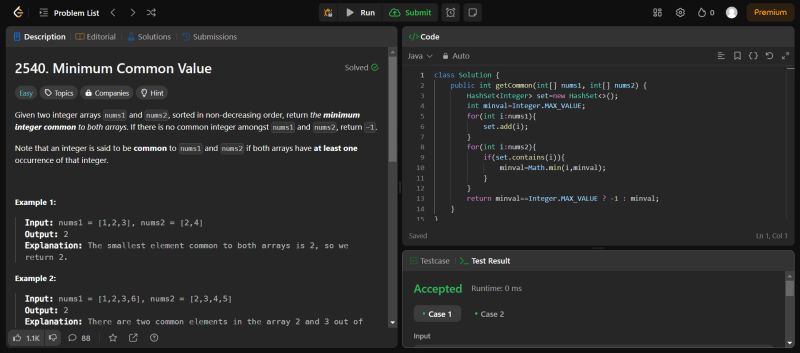 Anandha Samyuktha S on LinkedIn: #leetcode #coding #array #problemsolving Anandha Samyuktha S on LinkedIn: #leetcode #coding #array #problemsolving