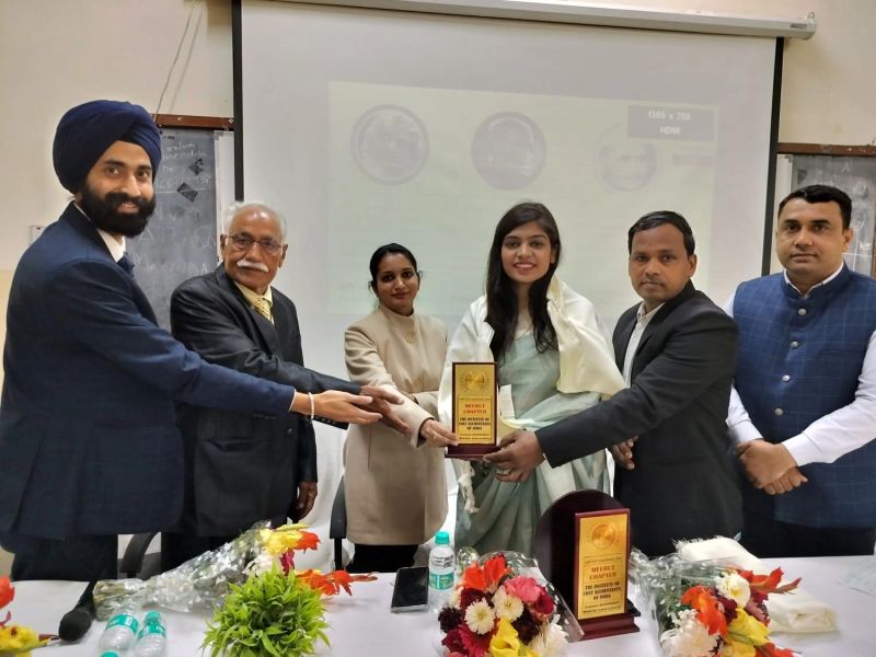 Felicitated by the Institute of Cost Accountants of India on organizing ... Felicitated by the Institute of Cost Accountants of India on organizing ...