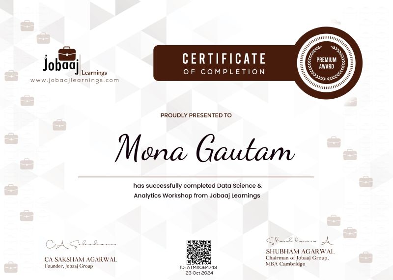 Mona Gautam on LinkedIn: #datascience #analytics #learningneverstops # ... Mona Gautam on LinkedIn: #datascience #analytics #learningneverstops # ...