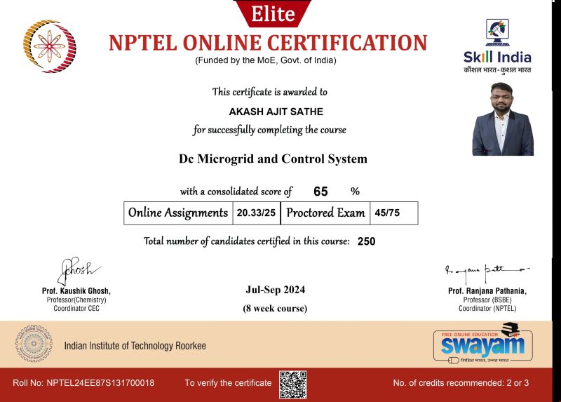 Akash Sathe on LinkedIn: #nptel #certification Akash Sathe on LinkedIn: #nptel #certification