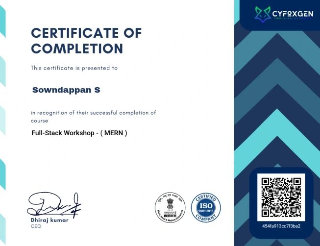 SOWNDAPPAN S on LinkedIn: #fullstackdeveloper #mern #webdevelopment # ... SOWNDAPPAN S on LinkedIn: #fullstackdeveloper #mern #webdevelopment # ...
