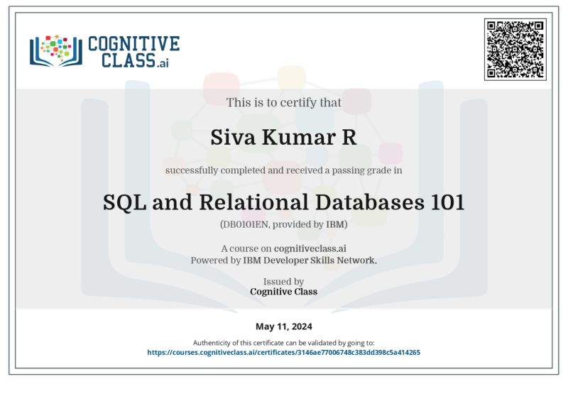 Siva Kumar R on LinkedIn: #sql #datamanagement #learningjourney # ... Siva Kumar R on LinkedIn: #sql #datamanagement #learningjourney # ...