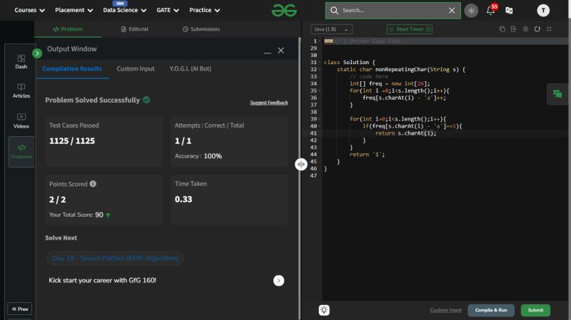 #gfg160 #geekstreak2025 #dsa #java #codingpractice #geeksforgeeks ... #gfg160 #geekstreak2025 #dsa #java #codingpractice #geeksforgeeks ...