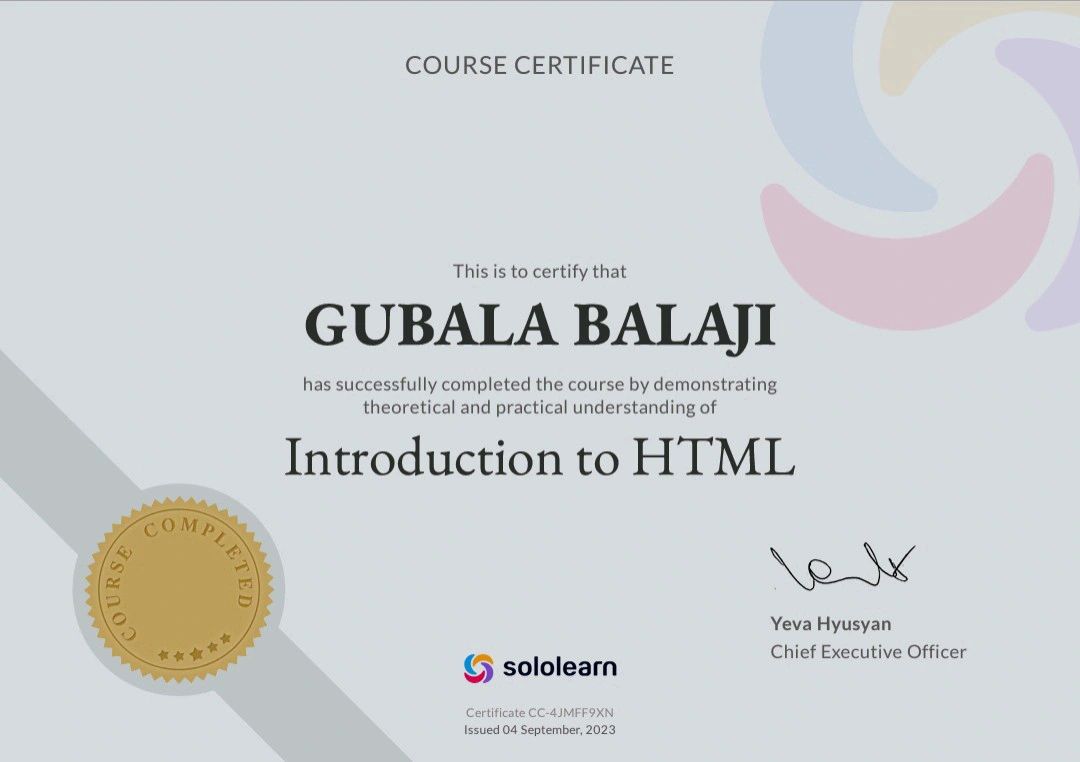 G Balaji on LinkedIn: HTML is a basic for............ G Balaji on LinkedIn: HTML is a basic for............