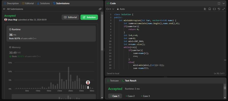Utsav Maji on LinkedIn: #leetcode #codingjourney #dailycoding #dsa #cpp ... Utsav Maji on LinkedIn: #leetcode #codingjourney #dailycoding #dsa #cpp ...