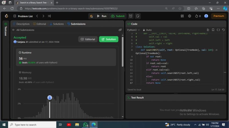 Sanjana Venkatesan on LinkedIn: Completed some LeetCode problems on Day ... Sanjana Venkatesan on LinkedIn: Completed some LeetCode problems on Day ...