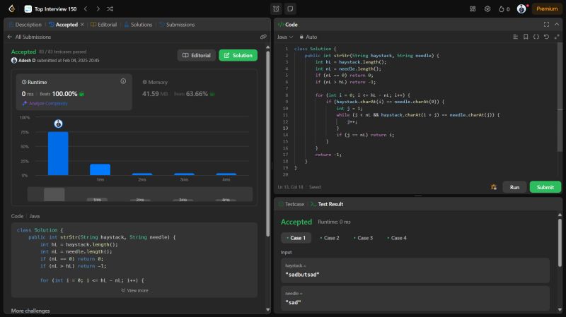 Adesh D on LinkedIn: #leetcode #codingchallenge #247daysofleetcode # ... Adesh D on LinkedIn: #leetcode #codingchallenge #247daysofleetcode # ...