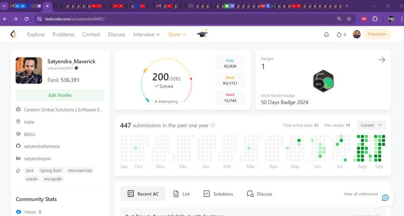 Satyendra Yadav on LinkedIn: #leetcode #codingjourney #problemsolving # ... Satyendra Yadav on LinkedIn: #leetcode #codingjourney #problemsolving # ...