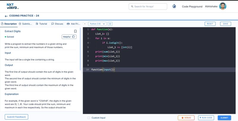 Abhishake Uppala on LinkedIn: #day72 #100daysofcoding #python # ... Abhishake Uppala on LinkedIn: #day72 #100daysofcoding #python # ...