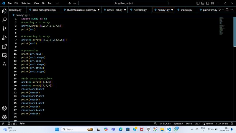 Khushi Nagargoje on LinkedIn: #python #numpy #dataanalysis #datascience ... Khushi Nagargoje on LinkedIn: #python #numpy #dataanalysis #datascience ...