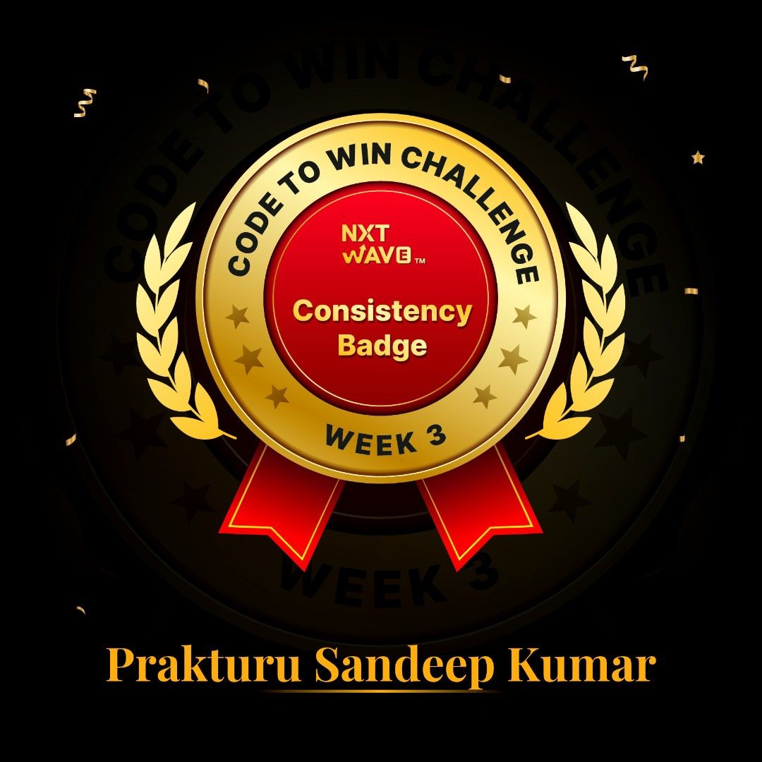 Sandeep Kumar Prakturu on LinkedIn: #ccbpian #ccbpacademy #ccbp # ... Sandeep Kumar Prakturu on LinkedIn: #ccbpian #ccbpacademy #ccbp # ...
