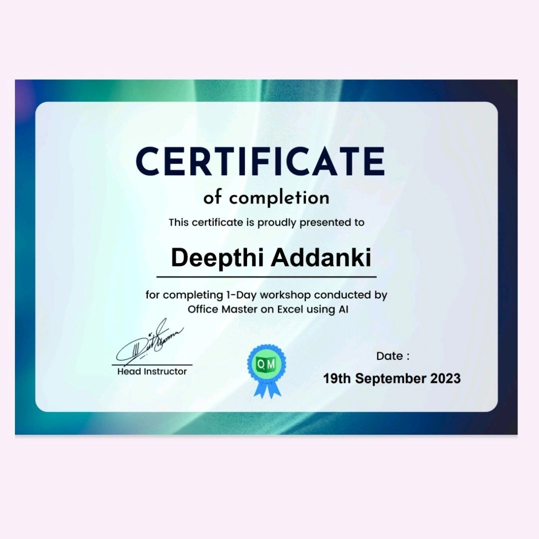 Hello 👋🤗! | Deepthi Addanki Hello 👋🤗! | Deepthi Addanki