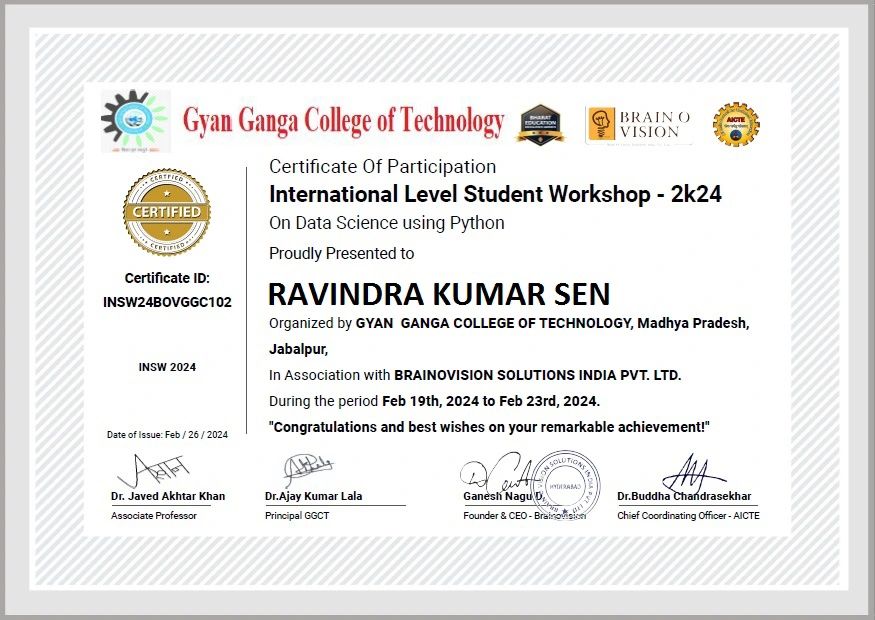 RAVINDRA KUMAR SEN on LinkedIn: #brainovision #python #datascience RAVINDRA KUMAR SEN on LinkedIn: #brainovision #python #datascience