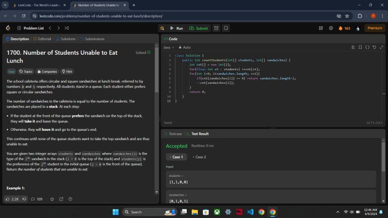 Day 163 of 365 Days of Code challenge on LeetCode | Tanzeel Ahmad ... Day 163 of 365 Days of Code challenge on LeetCode | Tanzeel Ahmad ...