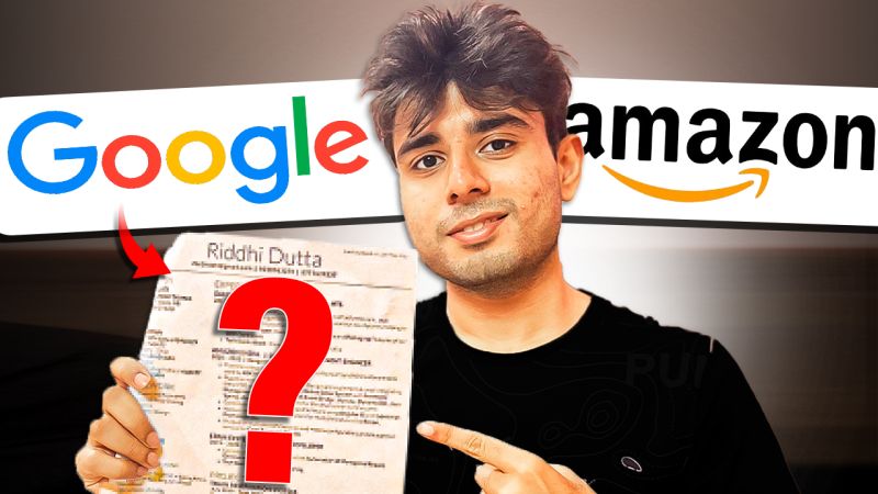 Revealing my Resume that got me into Google , Amazon , Salesforce ... Revealing my Resume that got me into Google , Amazon , Salesforce ...