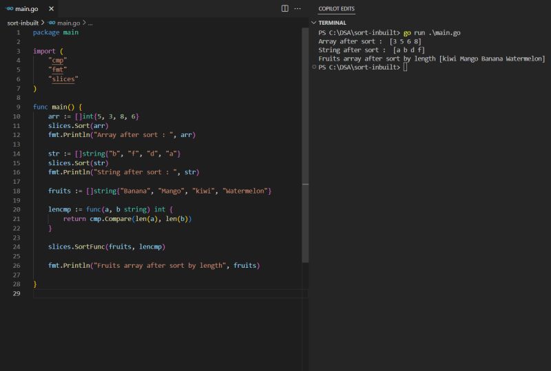 #dsa #golang #100daysofdsa #techskills #codingchallenge #interviewprep ... #dsa #golang #100daysofdsa #techskills #codingchallenge #interviewprep ...