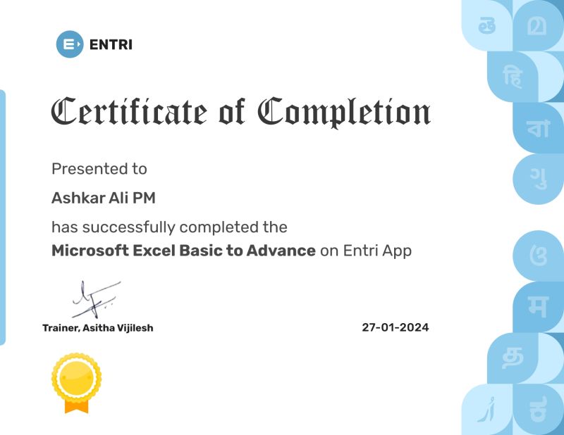 ASHKAR ALI on LinkedIn: Hello connections, I'm happy to share that I ... ASHKAR ALI on LinkedIn: Hello connections, I'm happy to share that I ...