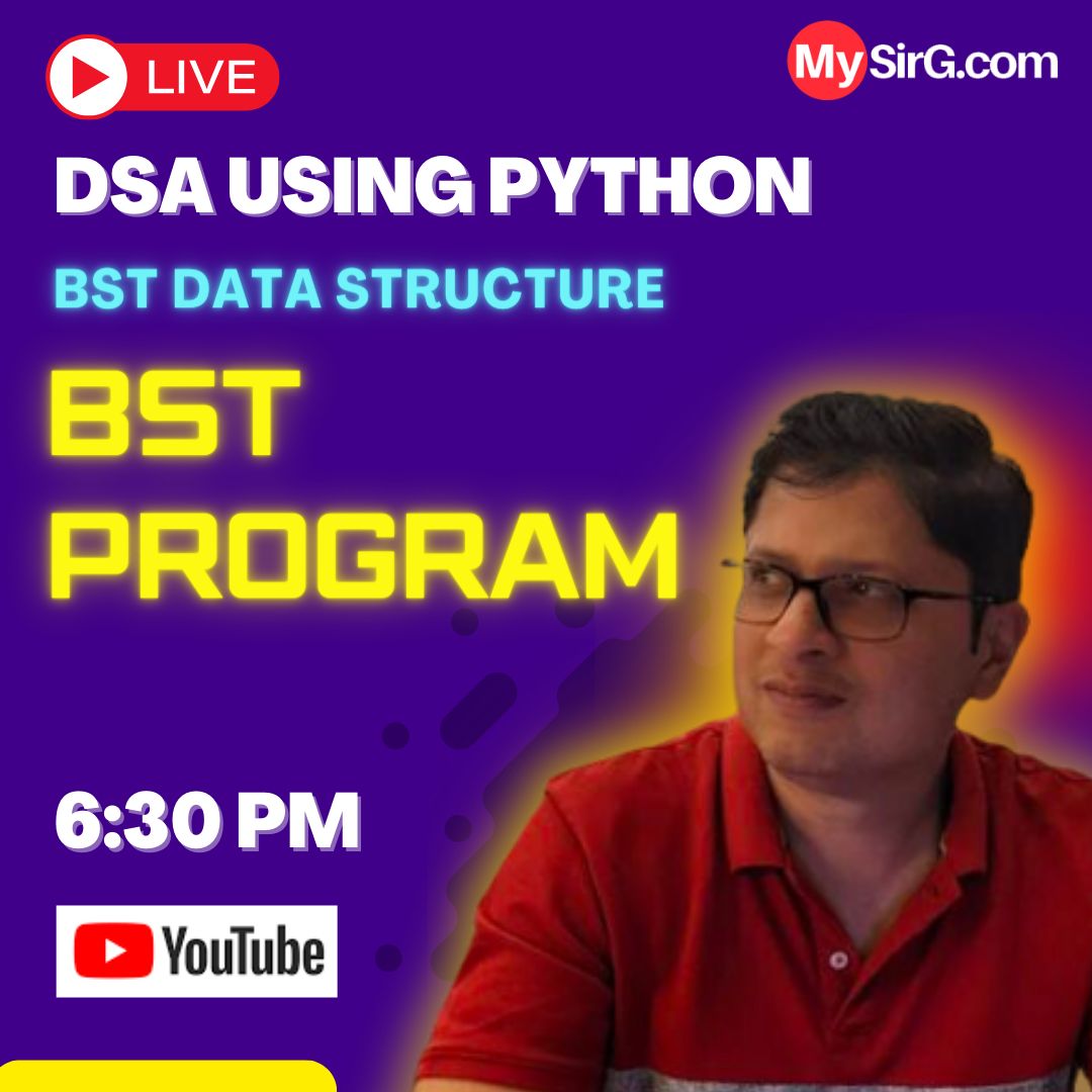 Saurabh Shukla on LinkedIn: Learn Paid course for FREE DSA using Python ... Saurabh Shukla on LinkedIn: Learn Paid course for FREE DSA using Python ...