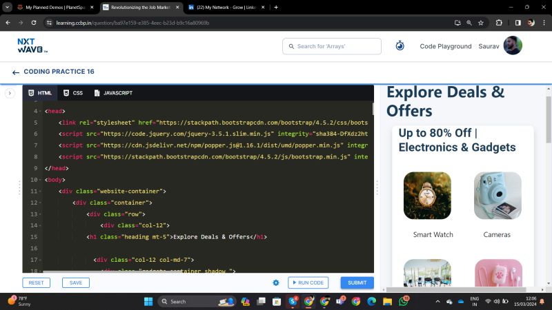 Saurav Thakur on LinkedIn: #30daysofcodechallenge #webdevelopment # ... Saurav Thakur on LinkedIn: #30daysofcodechallenge #webdevelopment # ...