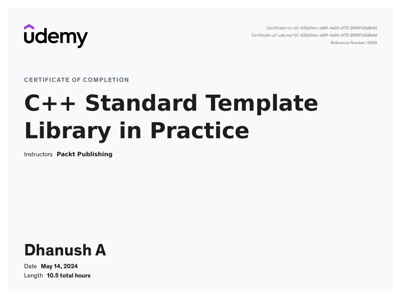 Dhanush A on LinkedIn: #c #programming #udemy Dhanush A on LinkedIn: #c #programming #udemy