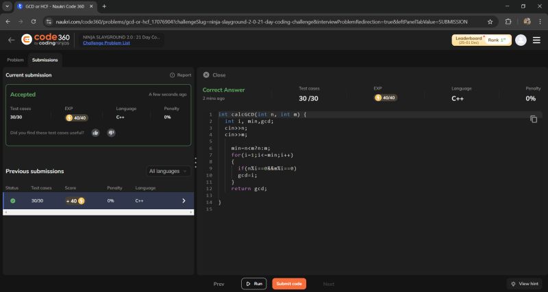 Utkarsh Kushwaha on LinkedIn: #ninjaslayground #codingchallenge # ... Utkarsh Kushwaha on LinkedIn: #ninjaslayground #codingchallenge # ...