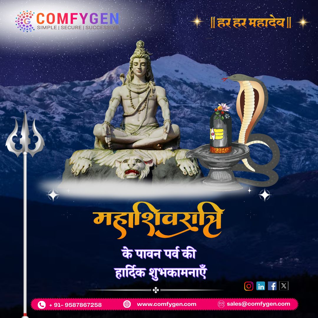 Comfygen Private Limited on LinkedIn: #mahashivratri #mahadev #mahakal ... Comfygen Private Limited on LinkedIn: #mahashivratri #mahadev #mahakal ...