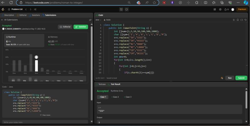 Tarun Sumanth Puli on LinkedIn: #100daysofcode #leetcode # ... Tarun Sumanth Puli on LinkedIn: #100daysofcode #leetcode # ...