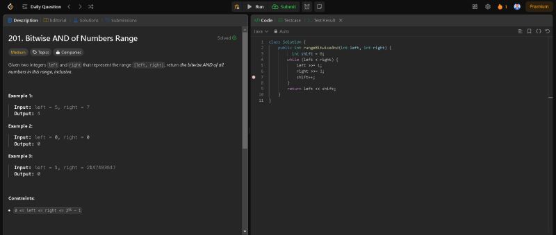 Day 86 of #100daysofcodechallenge: Bitwise and of Numbers | DHILIPKUMAR ... Day 86 of #100daysofcodechallenge: Bitwise and of Numbers | DHILIPKUMAR ...