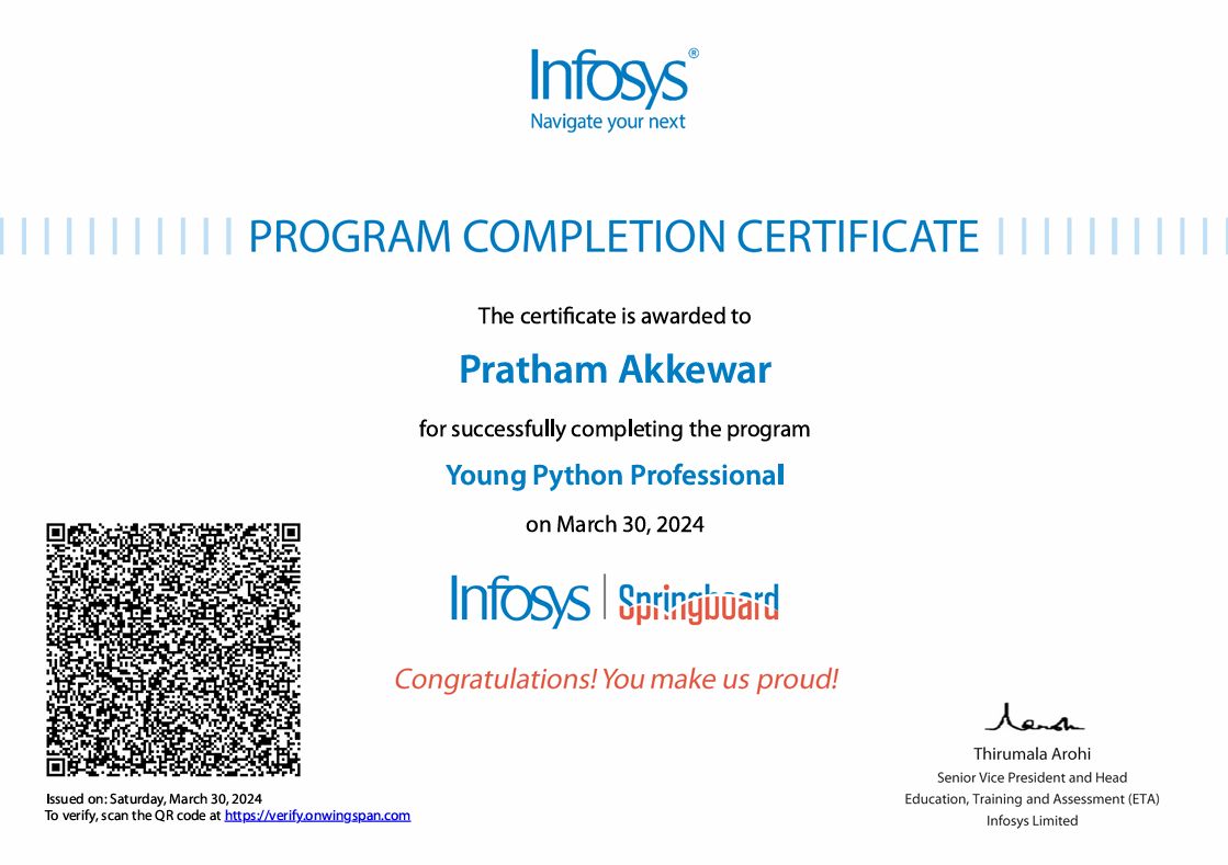 #infosys #infosysspringboard #coursecompletion #pythonprogramming # ... #infosys #infosysspringboard #coursecompletion #pythonprogramming # ...