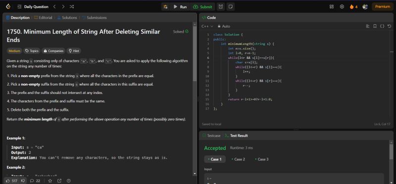 #day4 #100daysofcode #100daysofcodechallenge #leetcode #coding ... #day4 #100daysofcode #100daysofcodechallenge #leetcode #coding ...