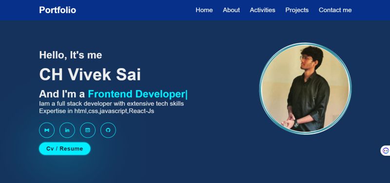 Chengalapattu Vivek Sai on LinkedIn: #portfolio #career # ... Chengalapattu Vivek Sai on LinkedIn: #portfolio #career # ...