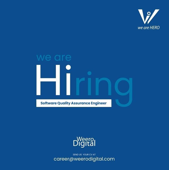 SQA Learning Academy on LinkedIn: Weero Digital is Hiring: SQA Engineer ... SQA Learning Academy on LinkedIn: Weero Digital is Hiring: SQA Engineer ...