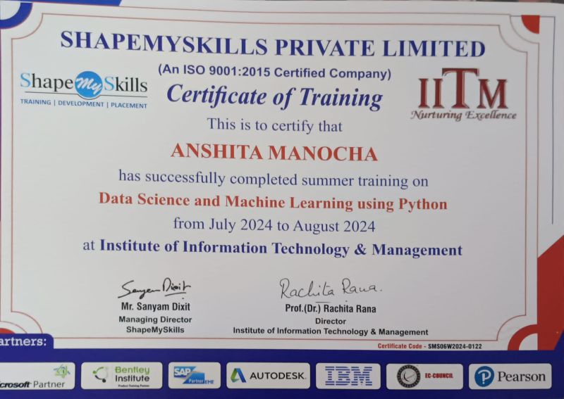Anshita Manocha on LinkedIn: #datascience #machinelearning #python # ... Anshita Manocha on LinkedIn: #datascience #machinelearning #python # ...