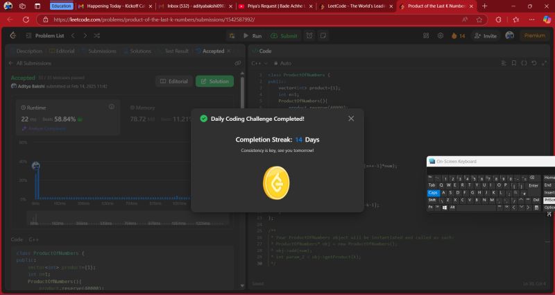 #leetcode #100daysofcode #codingstreak #c #dsa #keepgrinding | Aditya ... #leetcode #100daysofcode #codingstreak #c #dsa #keepgrinding | Aditya ...