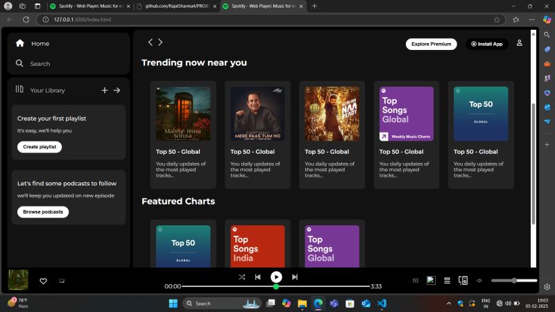 #webdevelopment #frontend #spotifyclone #responsivedesign #techprojects ... #webdevelopment #frontend #spotifyclone #responsivedesign #techprojects ...