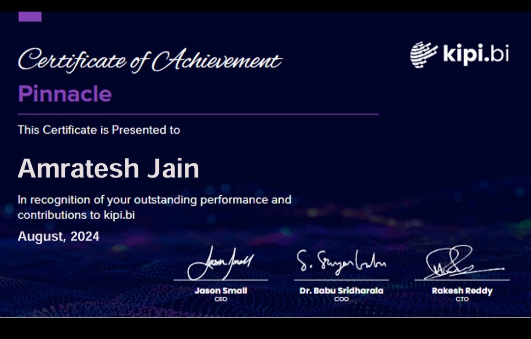 Amratesh Jain on LinkedIn: #pinnacleaward Amratesh Jain on LinkedIn: #pinnacleaward