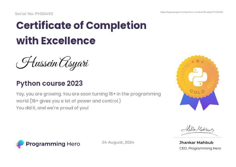 Hussein Asyari on LinkedIn: #python #pythonprogramming #algorithms # ... Hussein Asyari on LinkedIn: #python #pythonprogramming #algorithms # ...