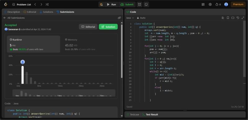 #100daysofcode #leetcode #java #sorting #binarysearch #codingchallenge ... #100daysofcode #leetcode #java #sorting #binarysearch #codingchallenge ...