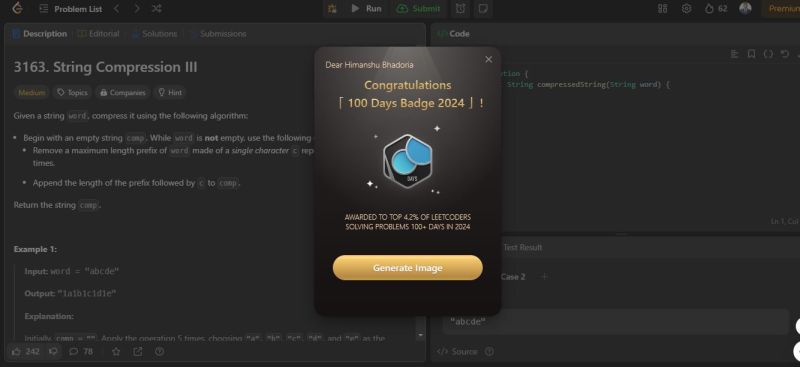 Himanshu Bhadauriya on LinkedIn: #leetcode #100days #codingjourney # ... Himanshu Bhadauriya on LinkedIn: #leetcode #100days #codingjourney # ...