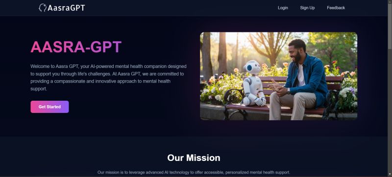 #mentalhealth #ai #aasaragpt #compassionatetech #reactjs #nodejs ... #mentalhealth #ai #aasaragpt #compassionatetech #reactjs #nodejs ...