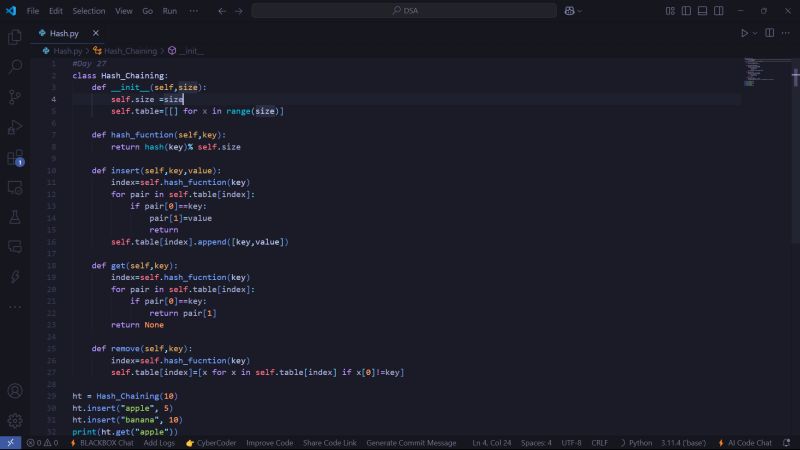 #python #hashing #dsa #100daysofcode #datastructures #coding | Stalin ... #python #hashing #dsa #100daysofcode #datastructures #coding | Stalin ...