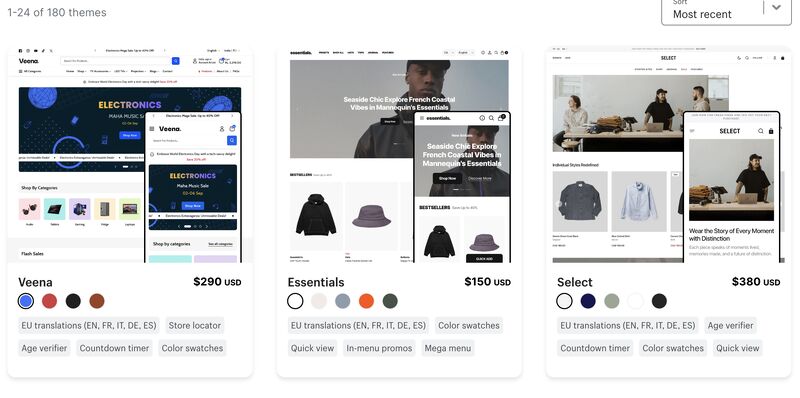 Three more brand new themes dropped in the Shopify theme store. Two of ... Three more brand new themes dropped in the Shopify theme store. Two of ...