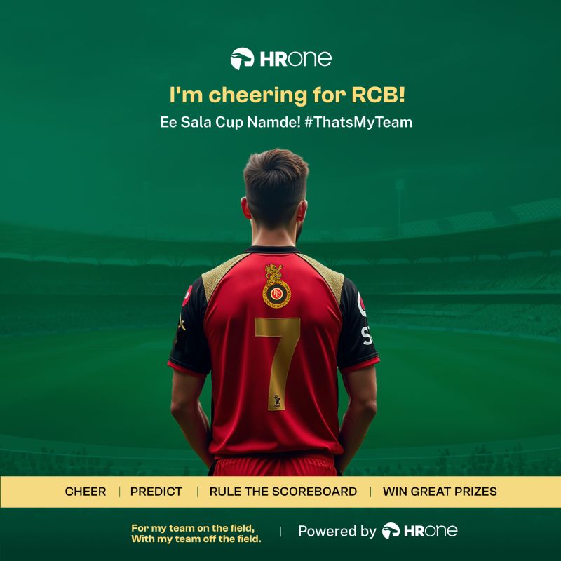 This IPL, I'm rallying behind the Challengers and That's My Team. Cheer ... This IPL, I'm rallying behind the Challengers and That's My Team. Cheer ...