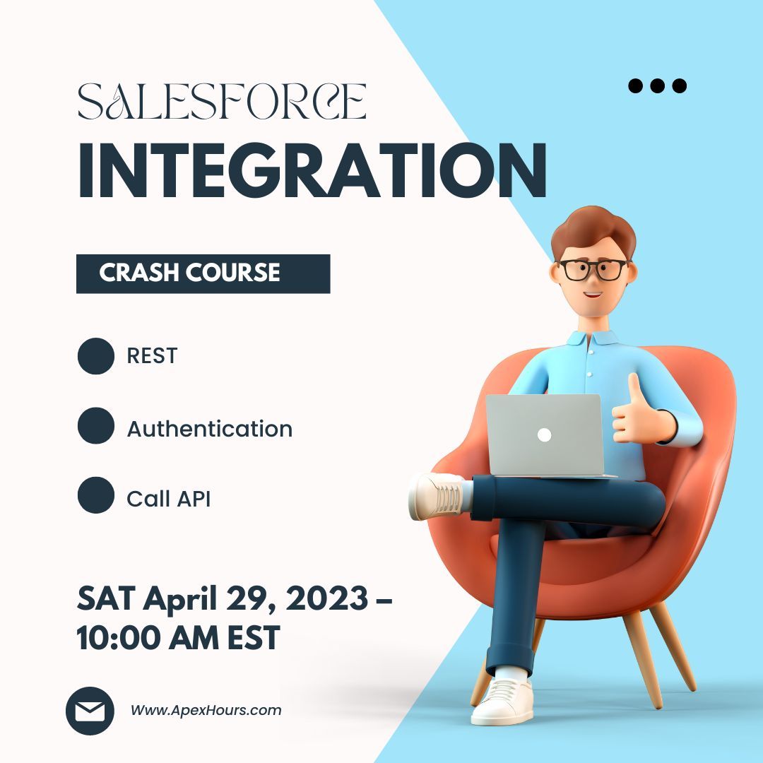 Salesforce Integration Crash Course https://lnkd.in/g_xi4q3m | Apex Hours Salesforce Integration Crash Course https://lnkd.in/g_xi4q3m | Apex Hours