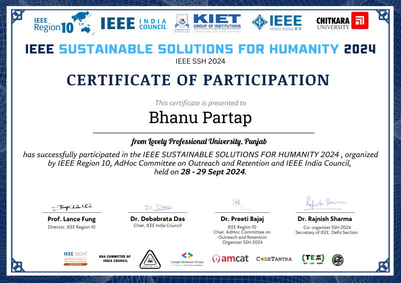 Bhanu Partap on LinkedIn: #ieeehackathon #lpu # ... Bhanu Partap on LinkedIn: #ieeehackathon #lpu # ...