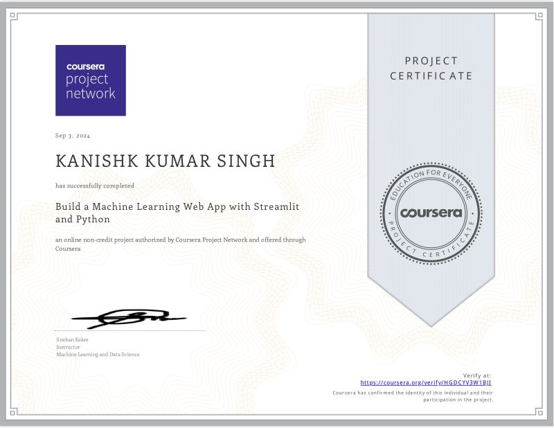 Kanishk Kumar Singh on LinkedIn: #machinelearning #streamlit #python # ... Kanishk Kumar Singh on LinkedIn: #machinelearning #streamlit #python # ...