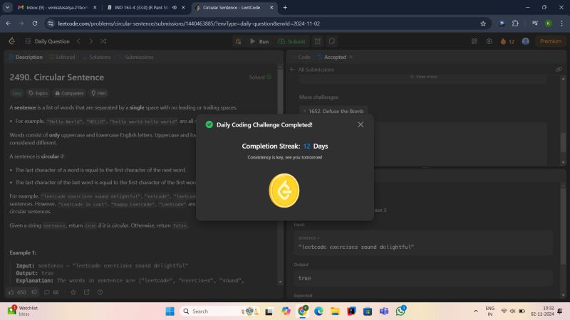 KOTHA SATYA PRANAY on LinkedIn: #leetcode #dailychallenge #coding # ... KOTHA SATYA PRANAY on LinkedIn: #leetcode #dailychallenge #coding # ...