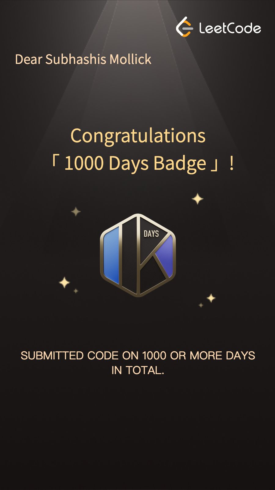 Subhashis Mollick on LinkedIn: #dedication #consistency #leetcode # ... Subhashis Mollick on LinkedIn: #dedication #consistency #leetcode # ...