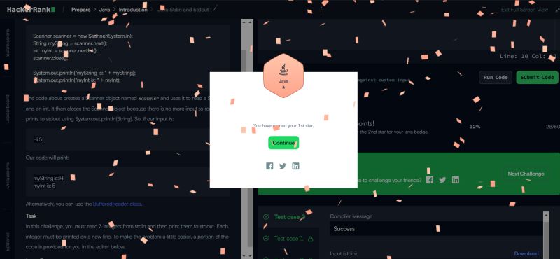 Aditya Sahu on LinkedIn: #java #hackerrank #codingjourney Aditya Sahu on LinkedIn: #java #hackerrank #codingjourney
